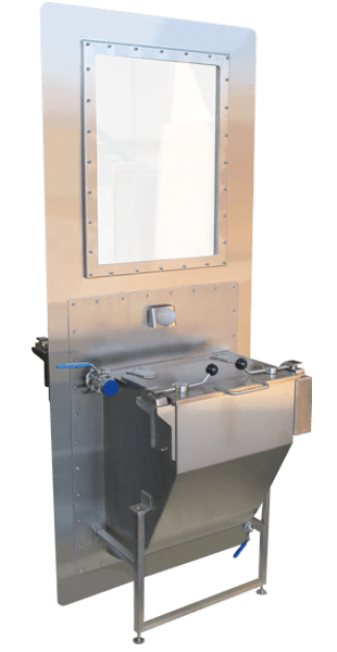 High Containment Chemical Dunk Tank, Pass Through - PBSC