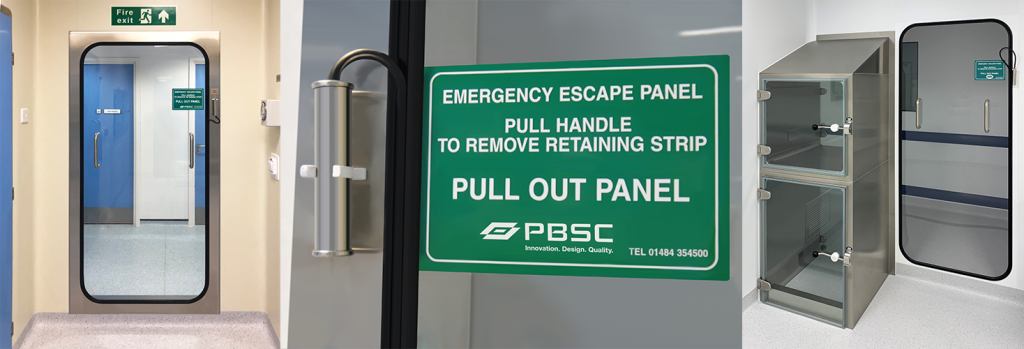 Cleanroom Emergency Escape Panel - PBSC Inc